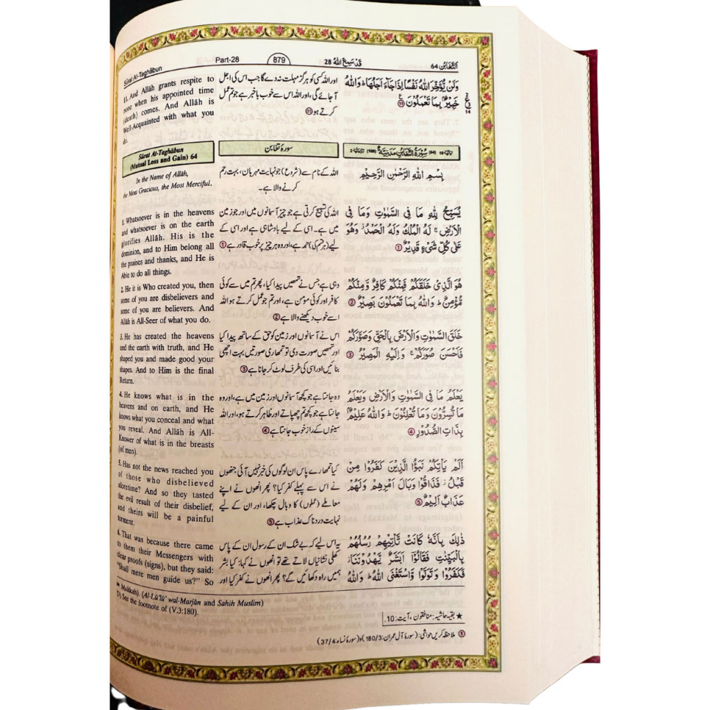 Interpretation Of The Meaning of The Noble Quran in English and Urdu ...